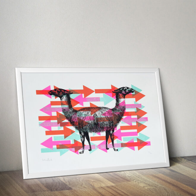 Push Me Pull You - Screen Printed Poster — Memori